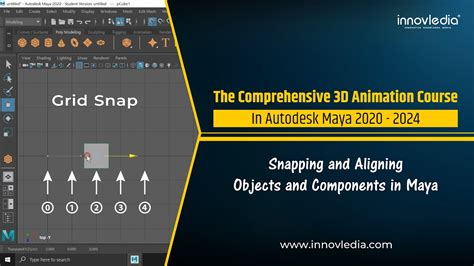 maya course how to snap and align objects and components in maya