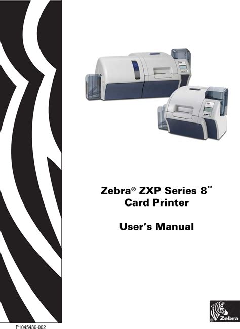 Zebra Printer Users Manual ZXP Series Card User S En