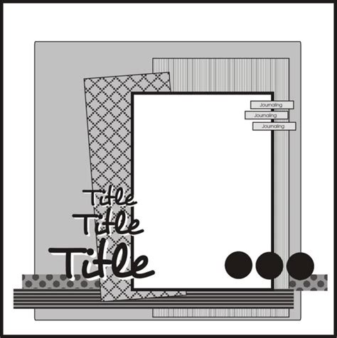 Scrapbook Layout Sketches Take Time To Talk