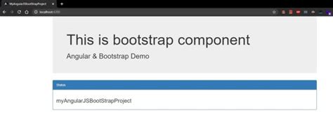 Integration Of Bootstrap With Angularjs Project Shdhumale