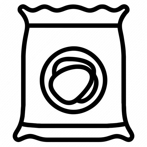 Bagofchips Chips Bag Food Snack Potato Packet Icon Download On