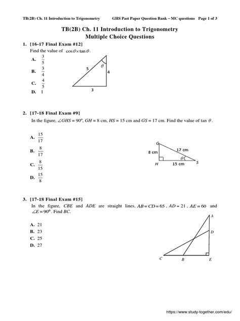good hope school 16 21 2b ch 11 introduction to trigonometry mc