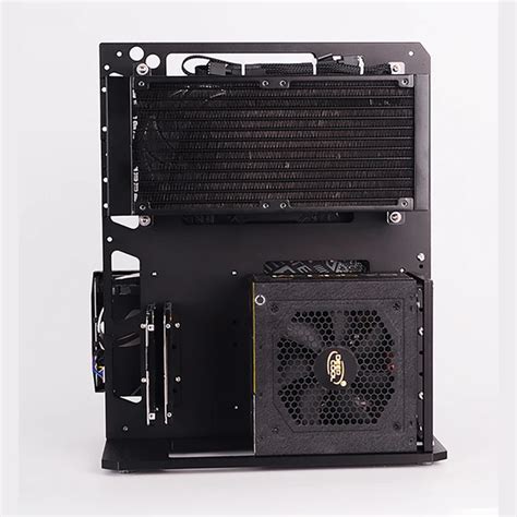送料無料 DIY ITX MATX ATXコンピューターオープンエアケースアルミニウムオープンフレームコンピューターケースPCテスト