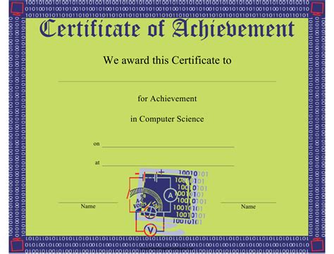 Celebrate Science Achievement With A Stunning Certificate