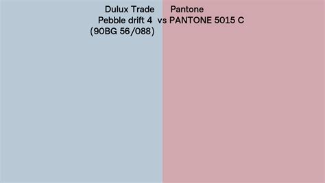 Dulux Trade Pebble Drift 4 90bg 56088 Vs Pantone 5015 C Side By Side