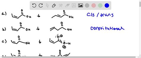 Solved In Each Of The Following Pairs Specify Whether The Two Structural Formulas Represent