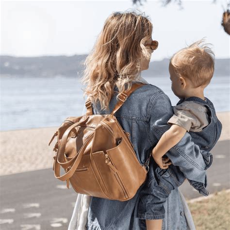 Chelsea Convertible Diaper Bag Backpack To Tote Vegan Leather