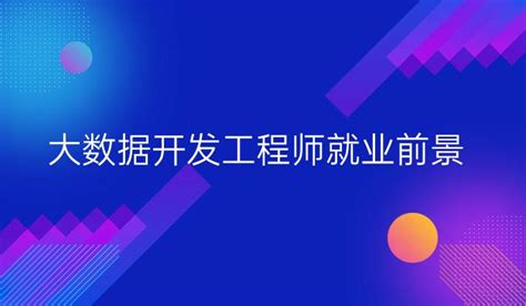 大数据开发工程师就业前景 码源源码