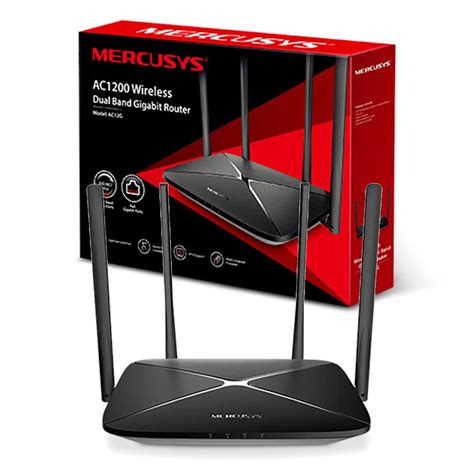 Mercusys AC G AC Dual Band Gigabit Wireless Cable Router Web Systems