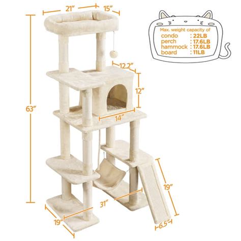 Yaheetech 63 Inches Multi Level Cat Tree For Indoor Cats — Yaheetech Shop