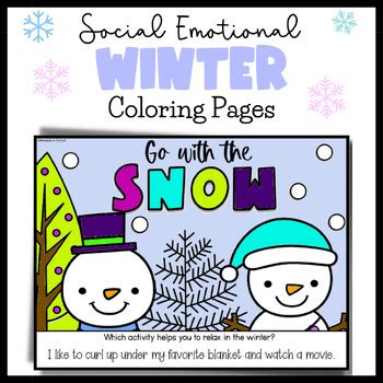 Christmas Coloring Pages SEL Calming Strategies For Early Finishers
