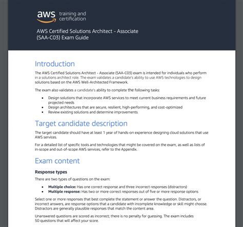 AWS Certified Solutions Architect Associate Exam SAA C03 Study Path