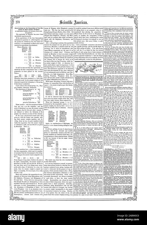 Atomic Weights Hi Res Stock Photography And Images Alamy