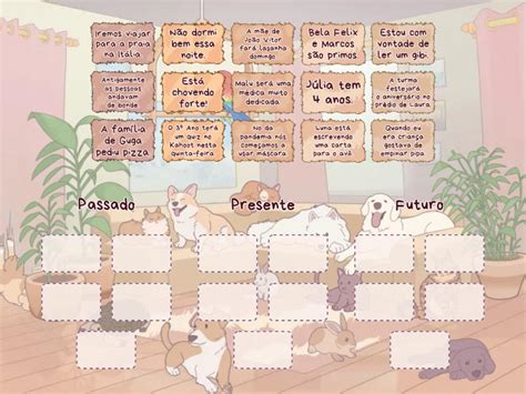 Passado Presente E Futuro Group Sort