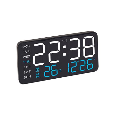 Twfbrm Digital Alarm Clock Electronic Clock For Bedroom Dual Alarm