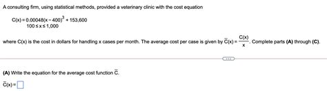solved a consulting firm using statistical methods