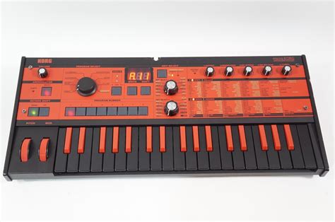 Korg Microkorg Bkrd Limited Black X Red Analog Modeling Synthesizer W Mic Ebay