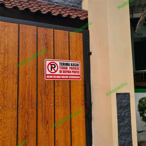 Jual LIFETIME GUARANTEE Rambu Dilarang Parkir Alumunium B Jakarta Selatan Malikha Nahla