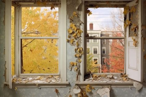 Premium Ai Image Before And After Comparison Of Broken And New Window