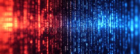 Vibrant Binary Data Streams Flow Stock Illustration Illustration Of Network Streams 391545930