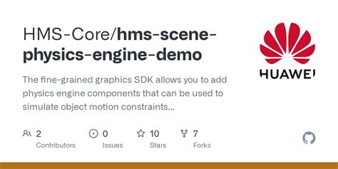 Github Hms Corehms Scene Physics Engine Demo The Fine Grained