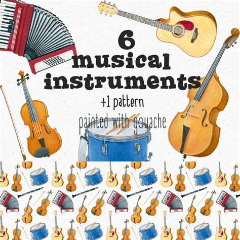 Musical Instrumentspattern Masterbundles