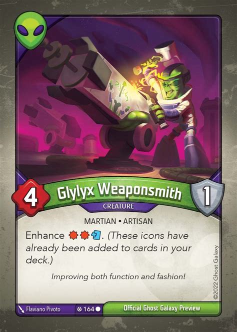 Glylyx Weaponsmith Archon Arcana The Keyforge Wiki