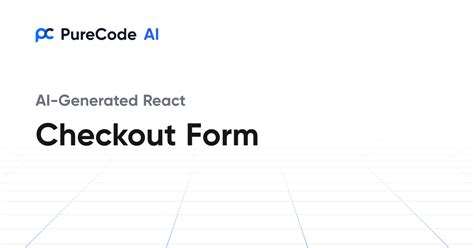 build great react checkout form components faster using ai tools