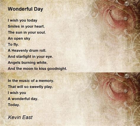 Have A Wonderful Day My Love Poem A Bunch Of Great Ways To Say Have A