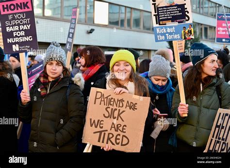 London Uk Nurses Staged The Largest Nurses Strike In Nhs History In