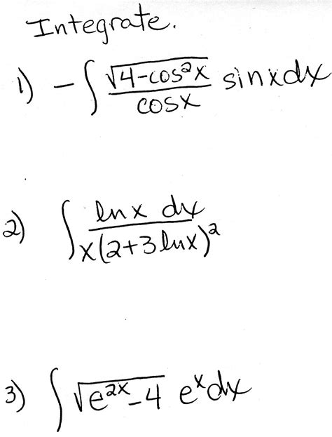 Integrate Sinx Dx Exdx Chegg Com