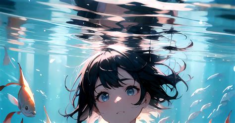 Pixiv今日のお題 いっしょに泳ごっ よーみんのイラスト Pixiv