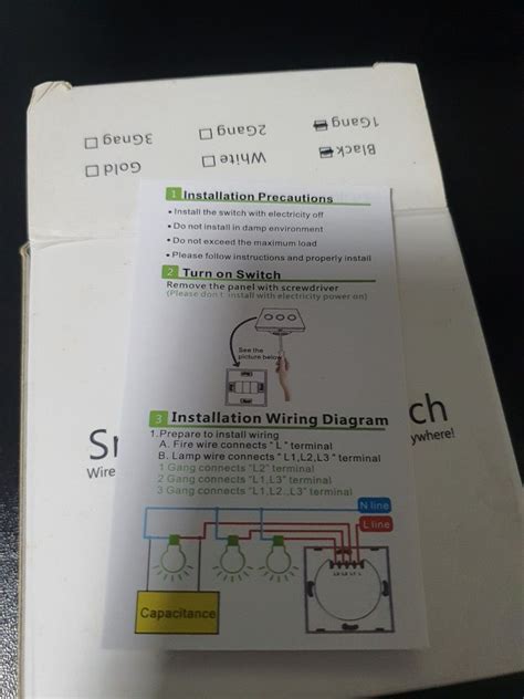 Wifi Smart Touch Switch No Neutral Furniture Home Living Lighting Fans Lighting On