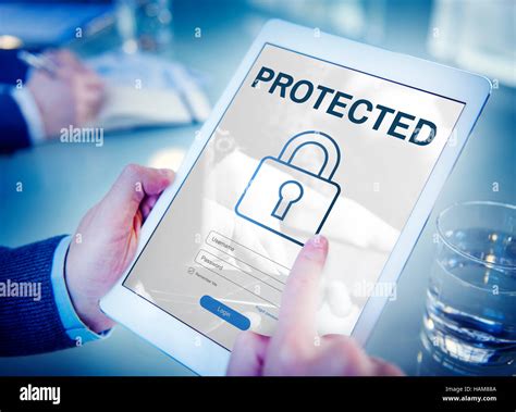 Protected Log In User Password Register Concept Stock Photo Alamy