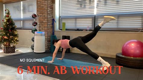 Workout Volgㅣ 6분 맨몸 복근운동 기구사용 다이어트 6min Ab Workout Diet Youtube