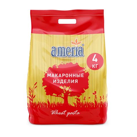 Макароны Ameria спагетти Spaghetti № 003, 4 кг - купить с доставкой по ...