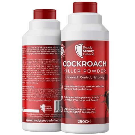 Cockroach Killer Powder 250g Diatomaceous Earth Food Grade Effective