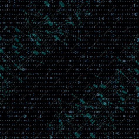 Premium Vector Matrix Background With Numbers On The Screen Binary