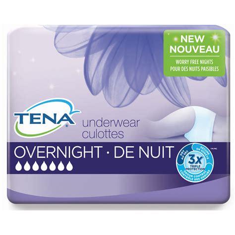 Tena Intimates Incontinence Underwear Super Overnight Absorbency