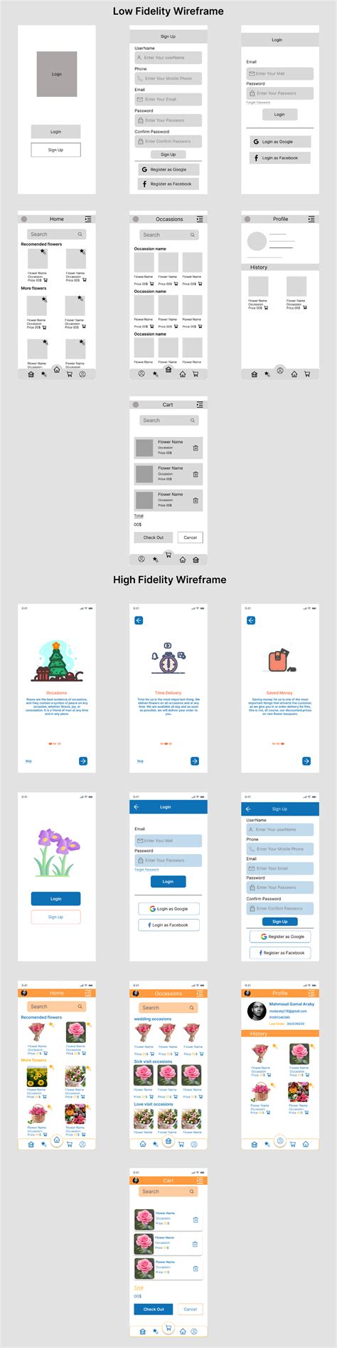 Udacity Advanced Uiux Track Flower Market On Behance