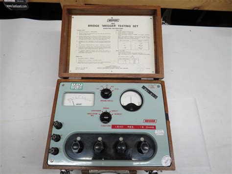 Megger Br3 Bridge Megger Testing Set