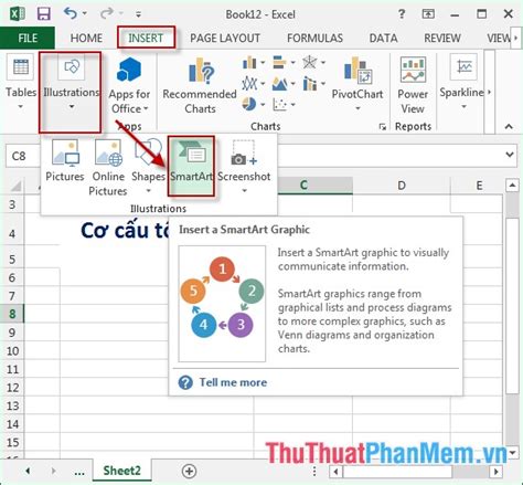 Insert And Edit Flowcharts SmartArt In Excel