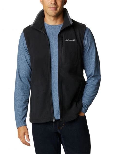 Columbia Fast Trek Fleece Vest Vesta Pt Barbati Negru Columbia