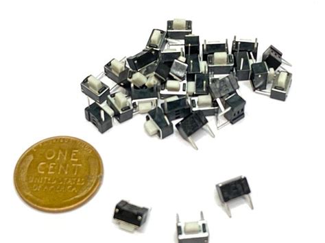 25件3x6x5mm微動開關 觸覺按壓dip按鈕瞬時2pin Smd E27 Pchomeusa 海外代購
