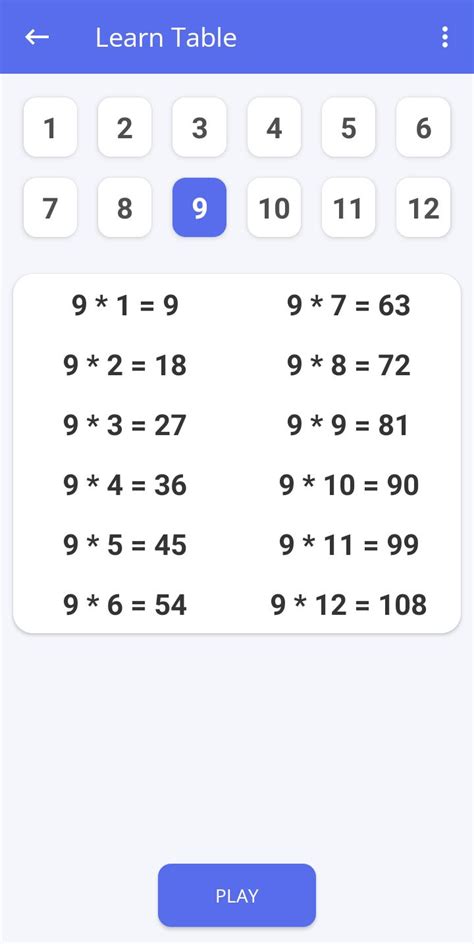 Multiplication Table Apk For Android Download