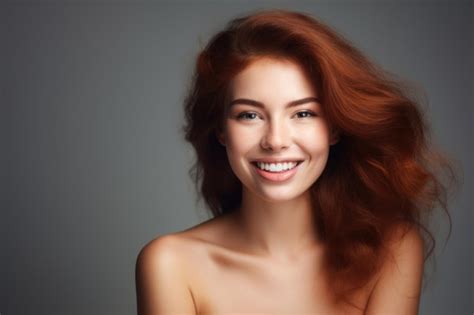 Premium Ai Image Photo Smiling Beautiful Very Cute Face Of Fit Red