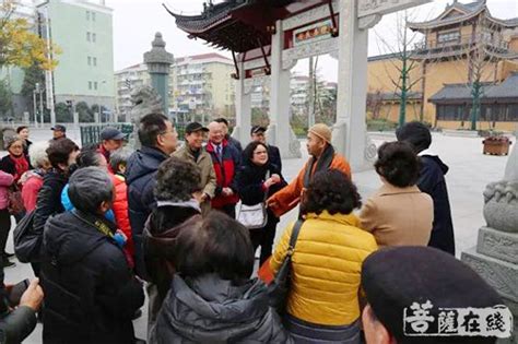 上海徐汇区政协之友社副理事长一行参访宁国禅寺