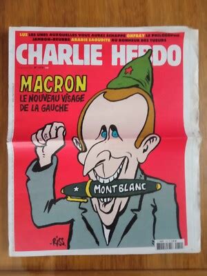 Charlie Hebdo N° 1210 Septembre 2015 Couv Macron Nouveau Visage De