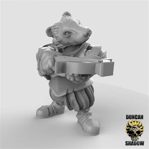 Badger Folk With Crossbows Duncan Shadow Compatible With Dungeons