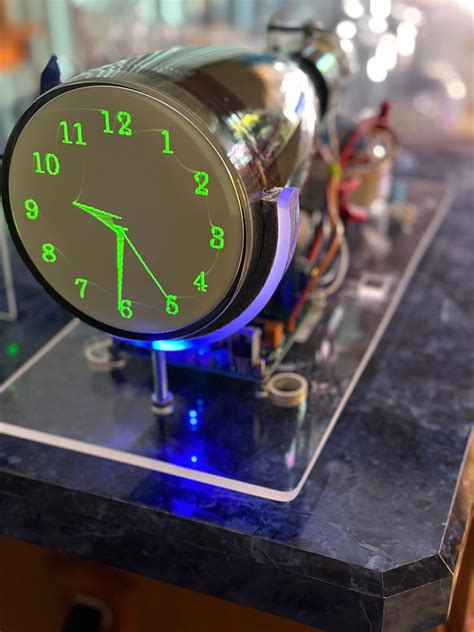 Oscilloscope Or Scope Clock Made With 5 Cathode Ray Tube Century Style